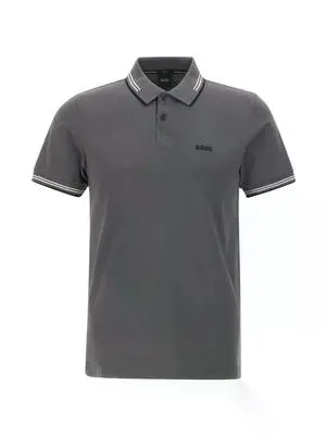 BOSS Contrast-trim Cotton Polo Shirt