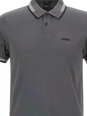 BOSS Contrast-trim Cotton Polo Shirt