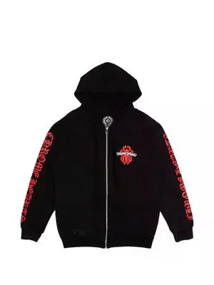 Chrome Hearts Dagger Logo Zip Hoodie