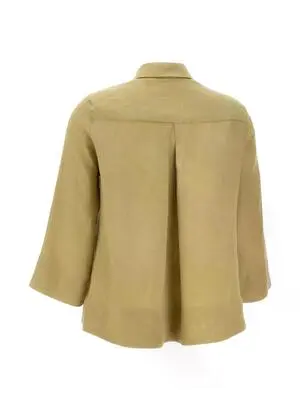ELENA MIRÒ Pleated Three-quarter Sleeve Shirt