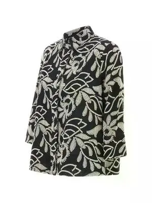ELENA MIRÒ Floral-embroidered Shirt