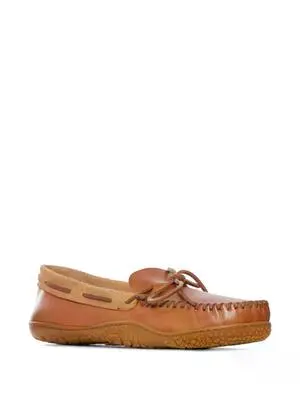 BUTTERO® Leather Lace-up Sneakers - Brown