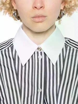 Sportmax Striped Cropped Shirt