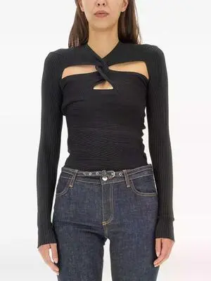 Philosophy Di Lorenzo Serafini Cut-out Long Sleeve Top