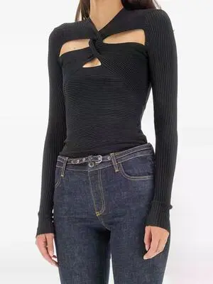 Philosophy Di Lorenzo Serafini Cut-out Long Sleeve Top
