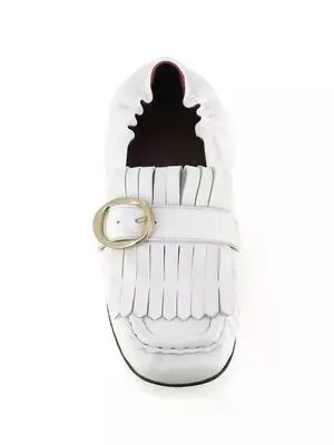 Paul Smith Buckle Fringed Loafers