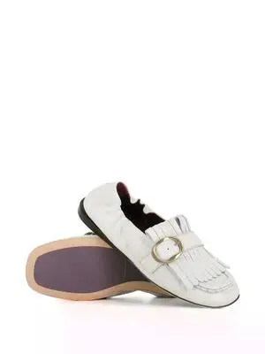 Paul Smith Buckle Fringed Loafers