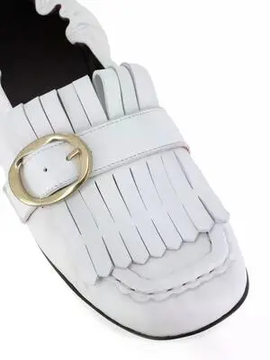 Paul Smith Buckle Fringed Loafers
