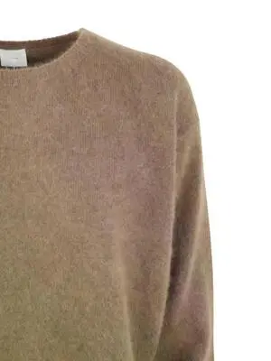 C.T.PLAGE Crew-neck Sweater With Side Slits