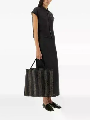 ALYSI Slit Linen Skirt