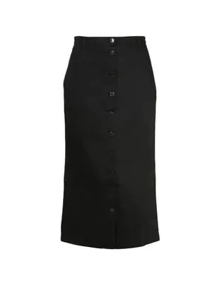 Raf Simons Buttoned Midi Skirt