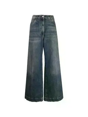 Etro Logo-embroidered Wide Leg Jeans