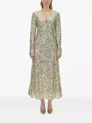 ROTATE BY BIRGER CHRISTENSEN Sequined Dress - Gold