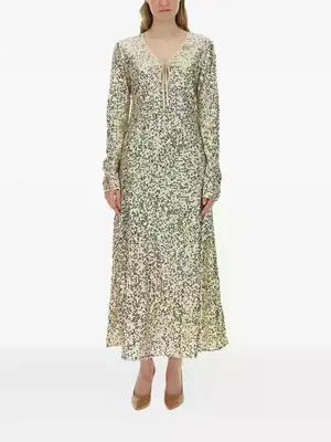 ROTATE BY BIRGER CHRISTENSEN Sequined Dress - Gold