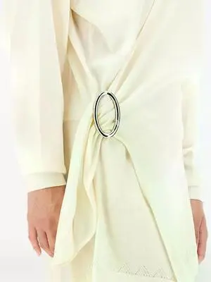 Attico Hurely Wrap Mini Dress