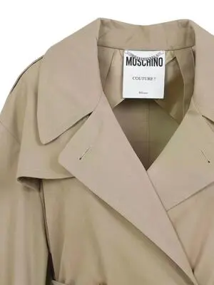 Moschino Belted Double-breasted Coat