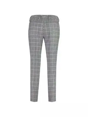 PT TORINO Tailored Plaid Wool Trousers