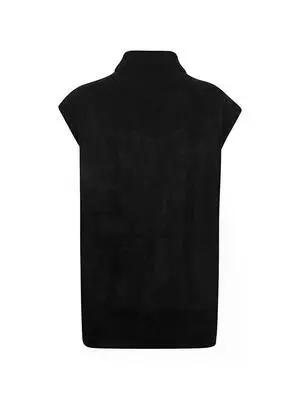 C.T.PLAGE High-neck Sleeveless Sweater