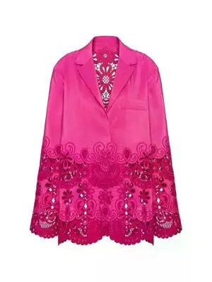 Valentino Garavani Floral-embroidered Shirt