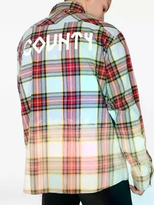 COUNTY OF MILAN Check Print Pocket Shirt