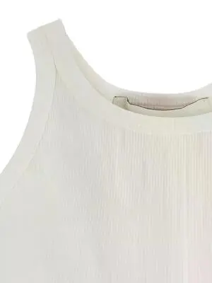 JUCCA Ribbed Knit Top - Neutrals