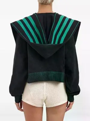 Adidas Striped Hooded Sweater