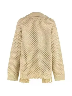 MAISON MARGIELA Fringed Crew-neck Sweater