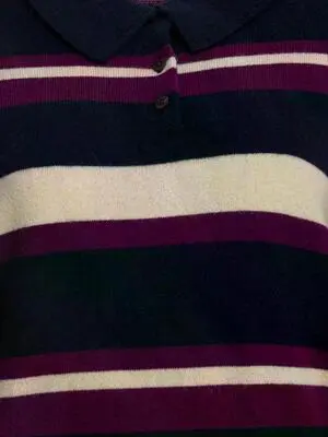 Guest In Residence Striped Polo Shirt
