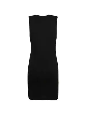 Juicy Couture Crew Neck Logo-detail Mini Dress