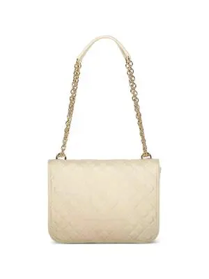 Moschino Logo-detail Quilted Handbag - Neutrals