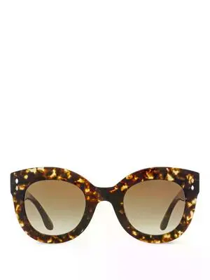 Isabel Marant 73/s Round-frame Sunglasses - Brown