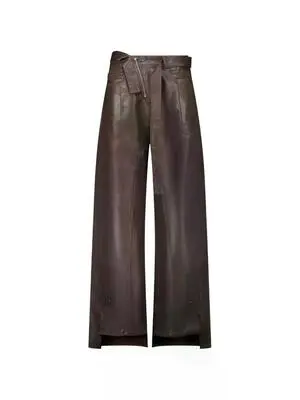 Ottolinger Glazed Baggy Trousers - Brown