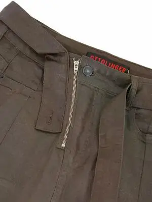 Ottolinger Glazed Baggy Trousers - Brown
