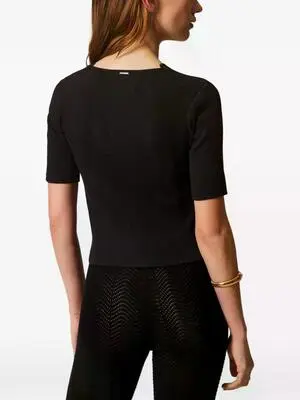 TWINSET V-neck Knitted Blouse