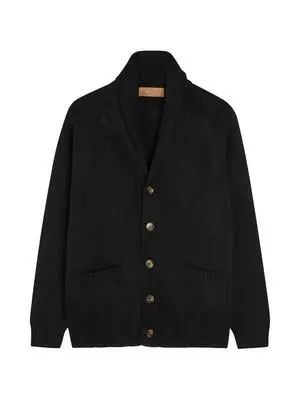 LIVTHELABEL Buttoned Shawl-collar Cardigan
