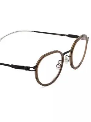 Mykita Ribo Round-frame Glasses - Brown