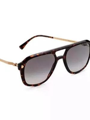 Mykita Lavand Pilot-frame Sunglasses - Brown