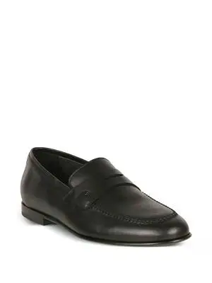 BALDININI Leather Penny Loafers