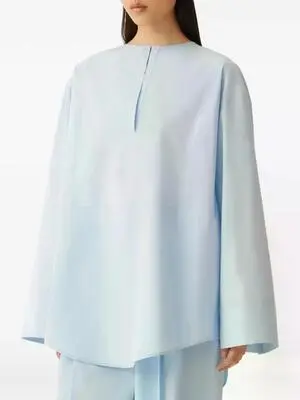 Fabiana Filippi Keyhole Long-sleeve Top