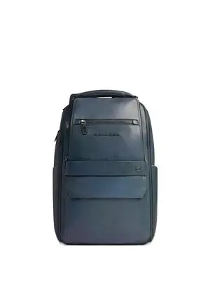 PIQUADRO Zip Detail Backpack - Blue