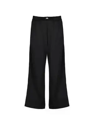 Fendi Logo Engraved Trim Trousers