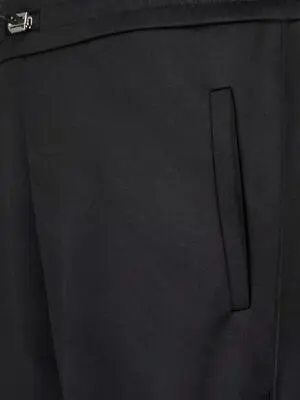 Fendi Logo Engraved Trim Trousers