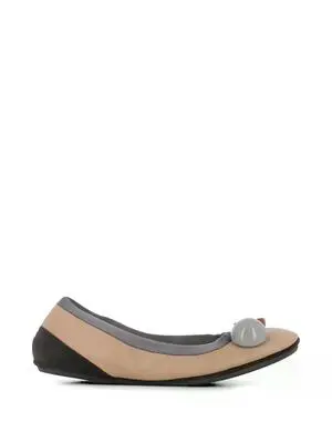 DOVE NUOTANO GLI SQUALI Becky Ballerina Flats - Neutrals