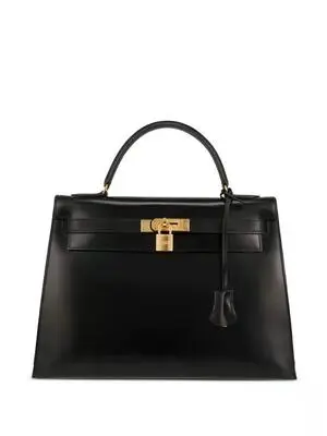 Hermès 1993 32 Kelly Two-way Handbag - Black