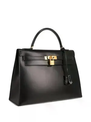 Hermès 1993 32 Kelly Two-way Handbag - Black
