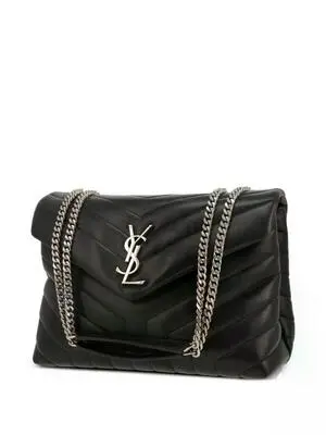 Saint Laurent Loulou Shoulder Bag - Black