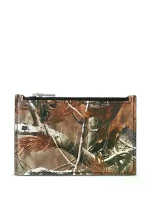 Supreme Zip-up Card Holder - Brown