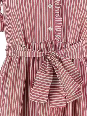 F.IT Striped Dress - Red