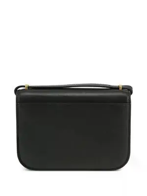 Loewe Goya Leather Shoulder Bag - Black