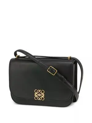 Loewe Goya Leather Shoulder Bag - Black